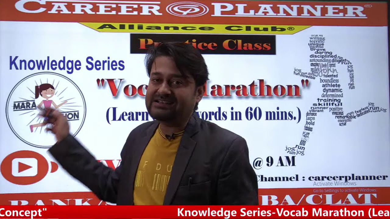 Knowledge Series-Vocab Marathon (Learn 500+ words in 60 mins)@ Career ...