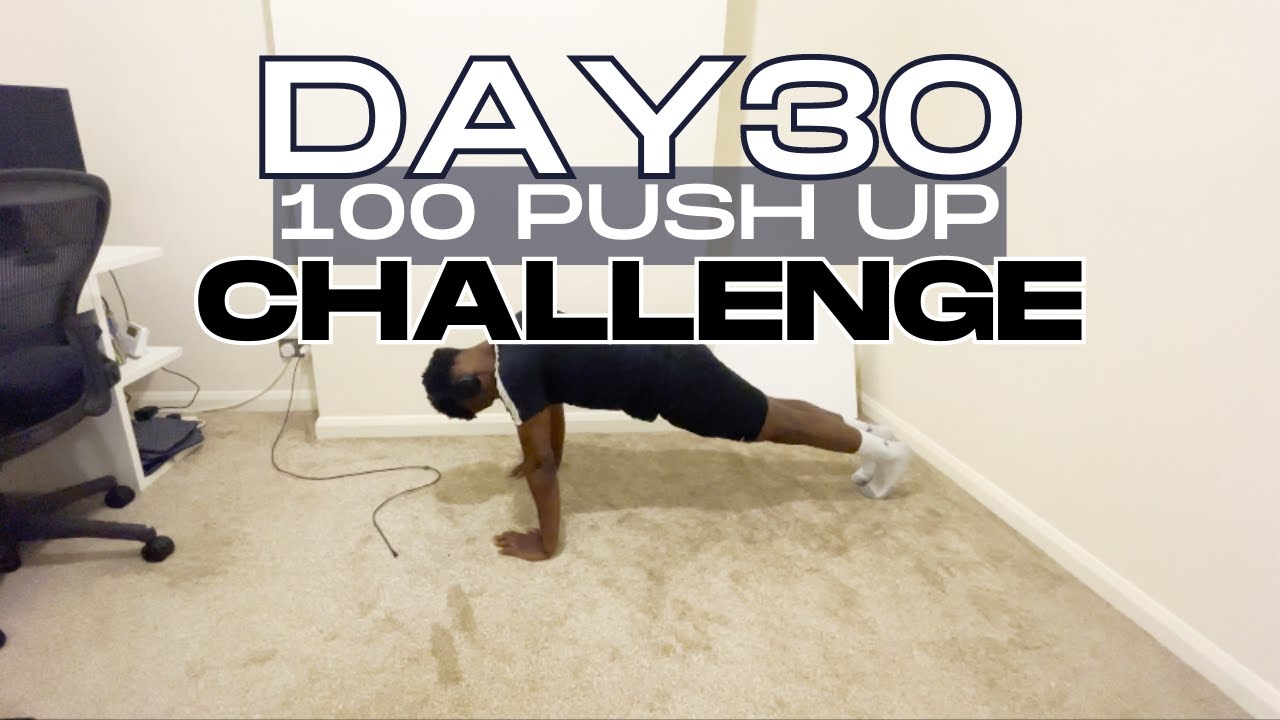 100 PUSH UP CHALLENGE | DAY 30 - LATE NIGHT GRIND... 2AM MOTIVATION ...