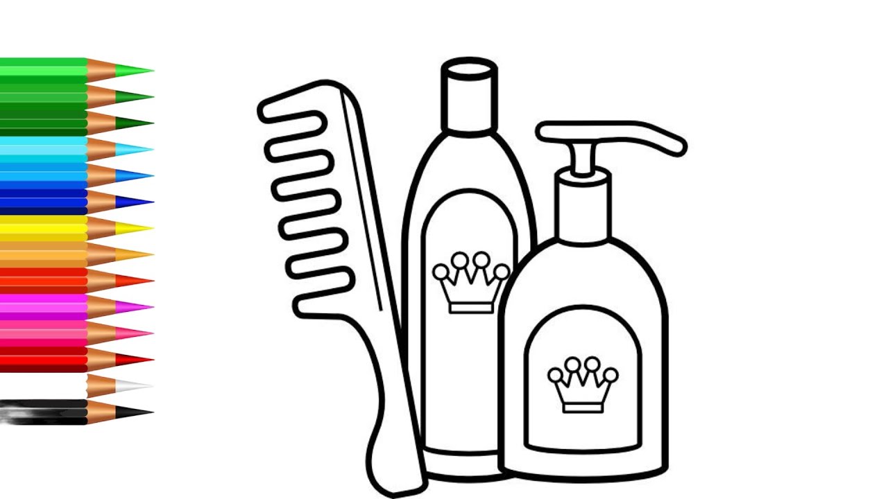 How to draw and paint hygiene products Color ways - YouTube