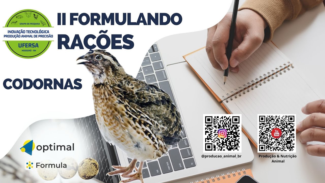Formulando Rações II | Rações para Codornas de Corte e Postura - YouTube