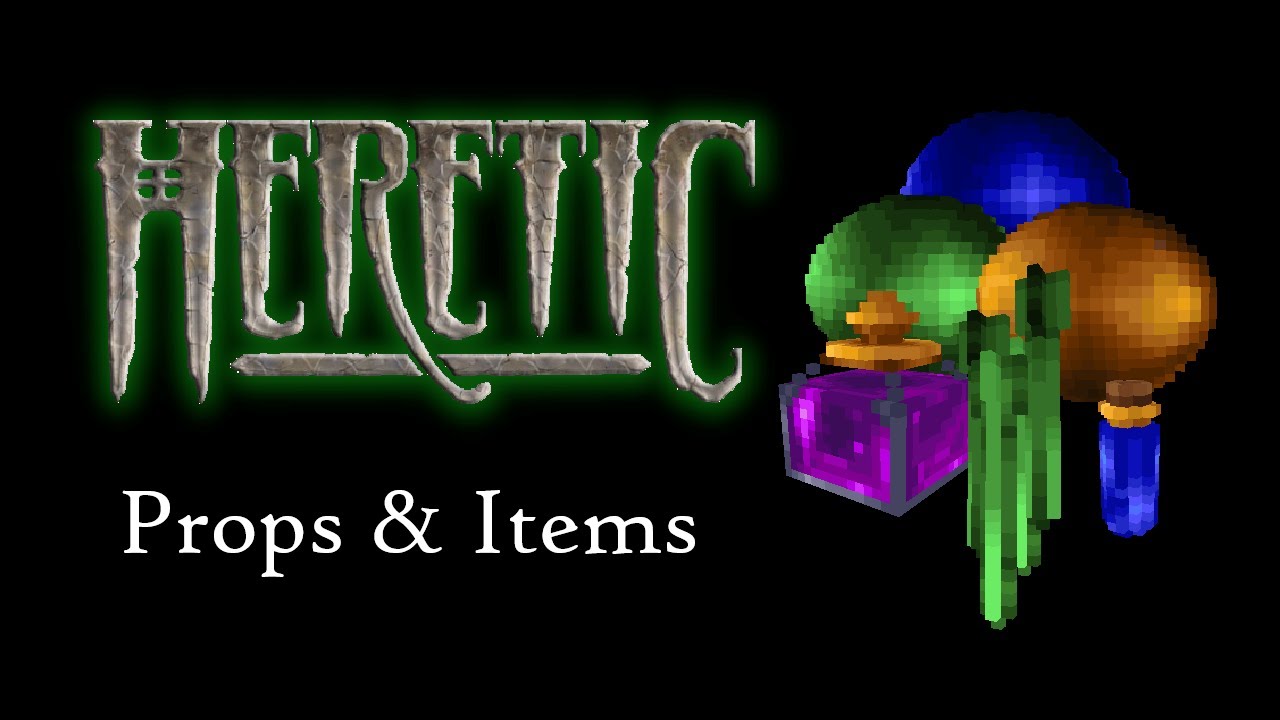 Voxel Heretic - Items & Props - YouTube