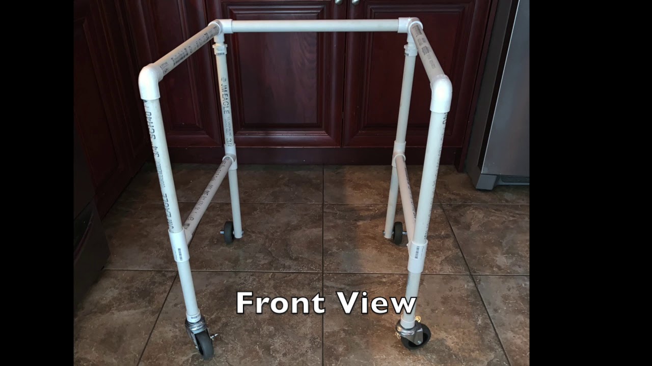 PVC Pediatric Posterior Walker - YouTube