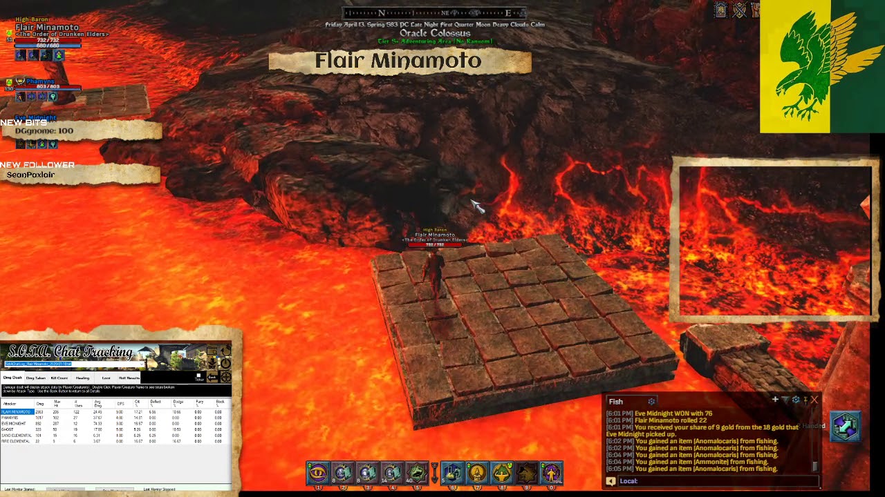 Lava Fishing with two pax rings - YouTube