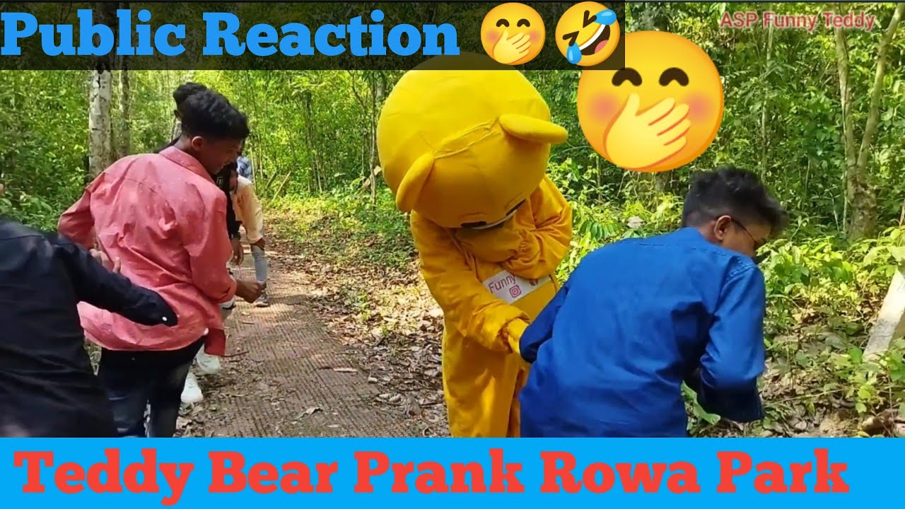 Teddy Bear Prank On Rowa Park Panisagar🤣 || Public Reaction🤭|| ASP ...