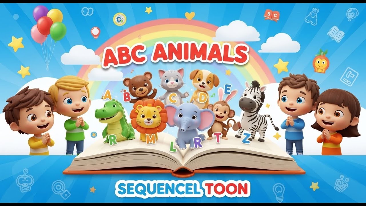 ABC Animals Song | A to Z Animals for Kids | ABC Animals Rhyme ...