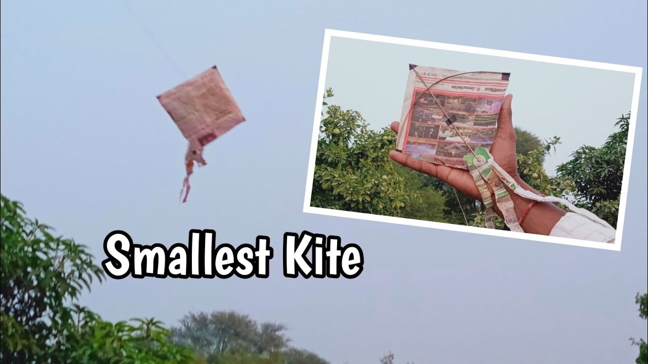We Made World's Smallest Kite | ये उड़ती भी है - YouTube