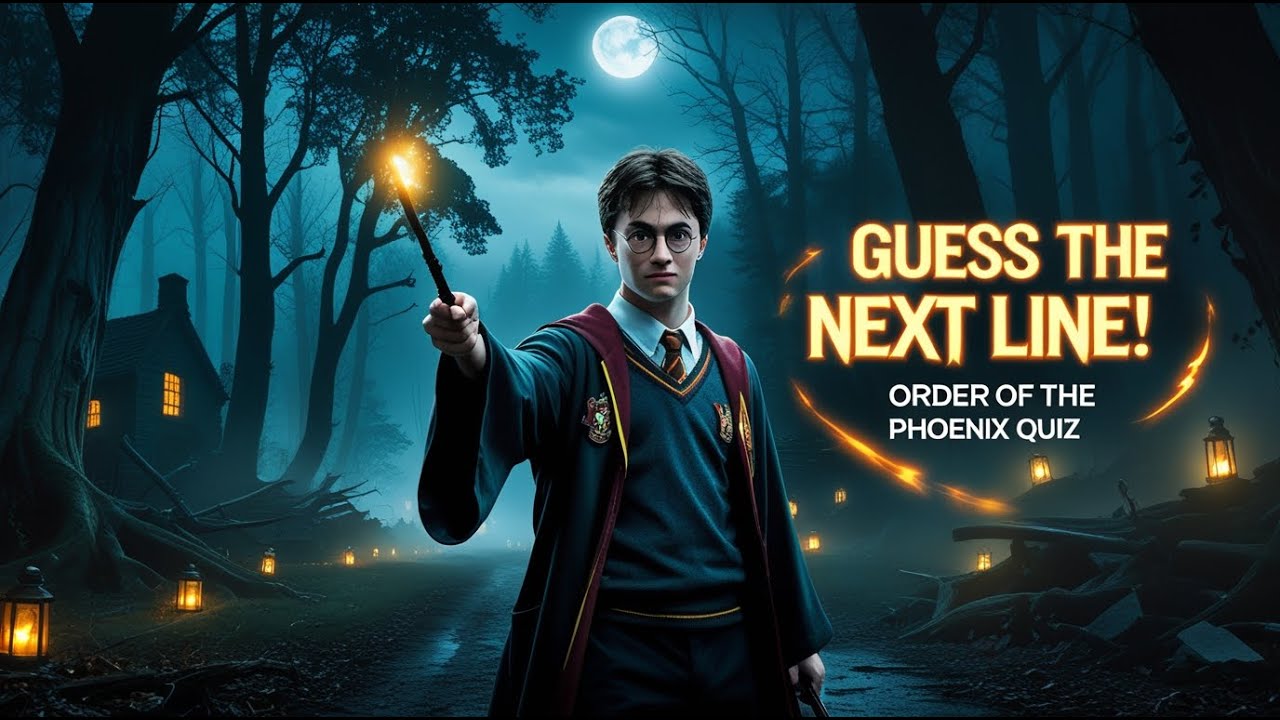 ⚡ Guess the Next Line! Harry Potter and the Order of the Phoenix 🧙‍♂️ ...