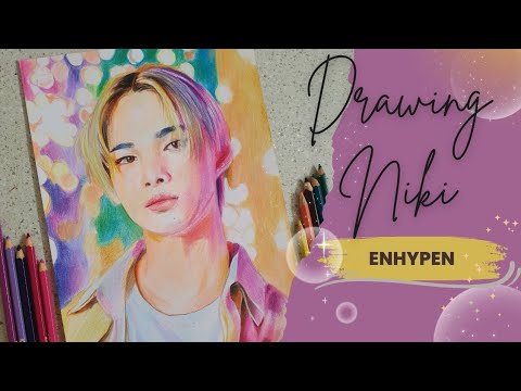 Drawing Ni-ki (Nishimura Riki) from Enhypen - YouTube