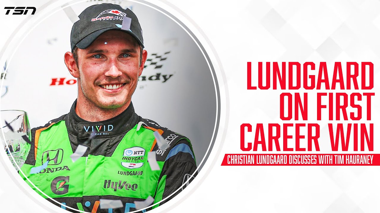 Lundgaard on first career IndyCar win - YouTube