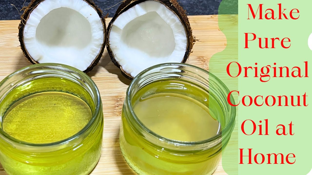 Make a Pure Original Coconut Oil at Home | घरीच बनवा शुद्ध नारळाच तेल ...