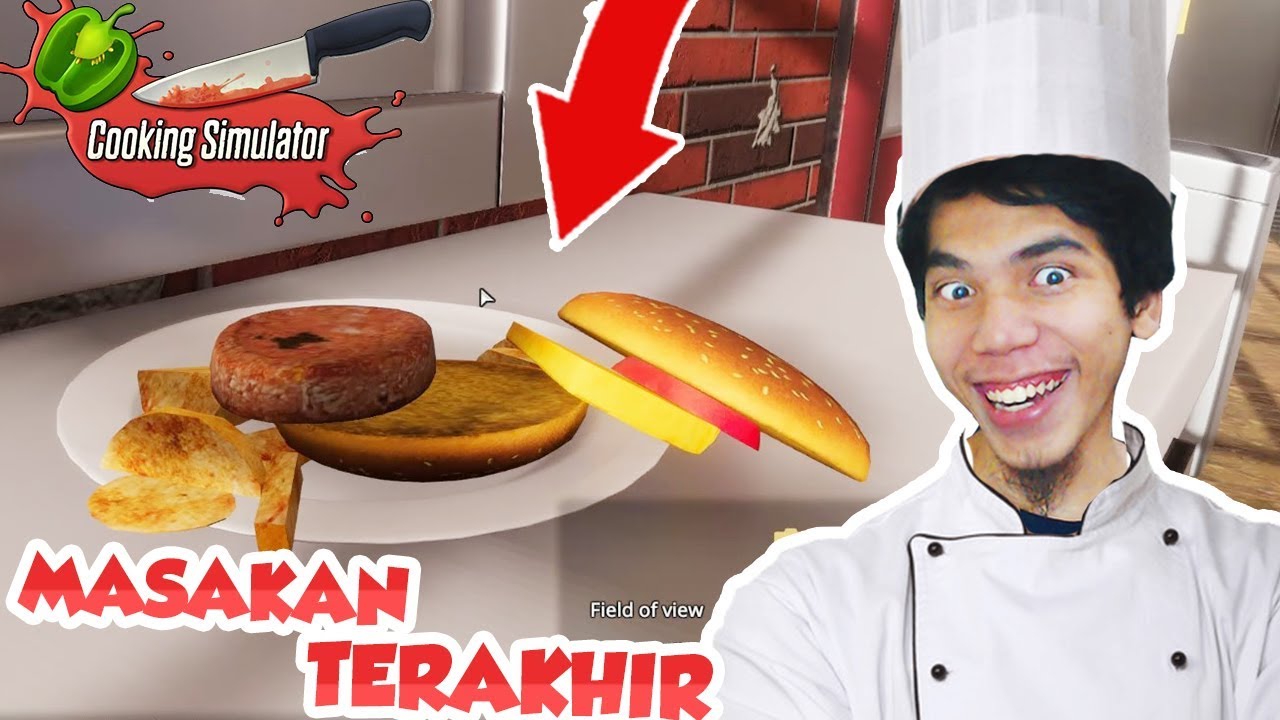 STRESMEN BERHENTI JADI KOKI!! BYE COOKING SIMULATOR :( - YouTube