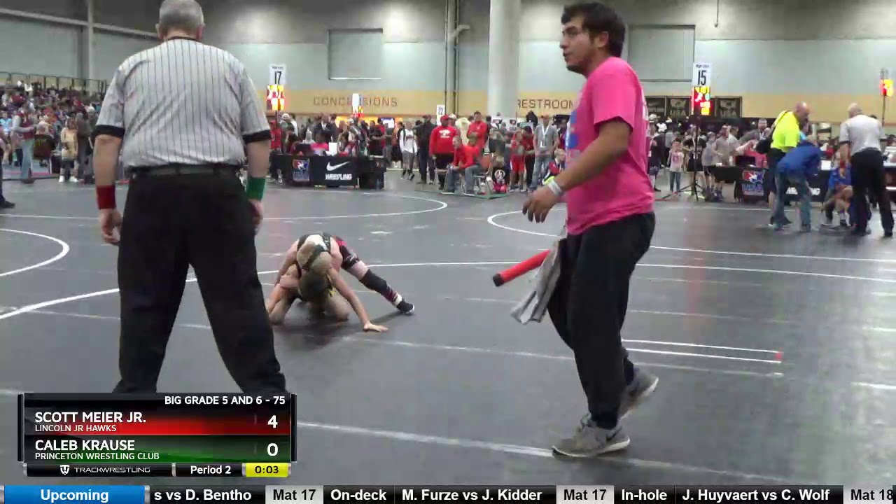 Big Grade 5 And 6 75 Caleb Krause Princeton Wrestling Club Vs Scott ...