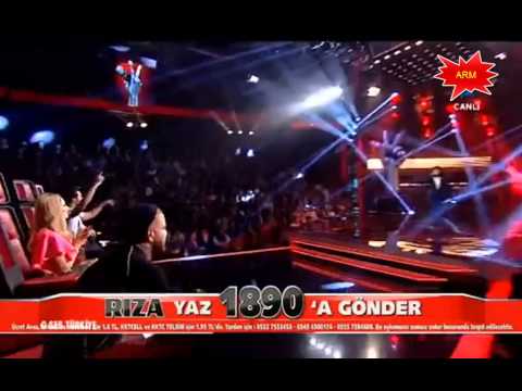 O Ses Türkiye Çeyrek Final RIZA AŞK YOK OLMAKTIR  06 Ocak 2014