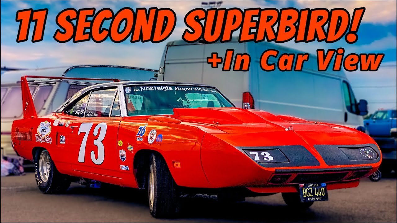 On Board with Bob Main & His 11 Second Superbird! (With Bonus Clips ...