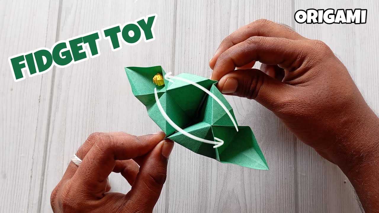 AMAZING ORIGAMI FIDGET TOY ORIGAMI|HOW TO MAKE A PLAYING PAPER TOY ...
