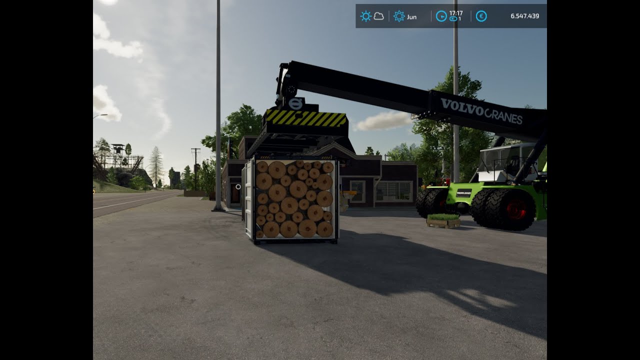 Farming Simulator 22 Transport de Conteneur du DLC chargement avec le ...