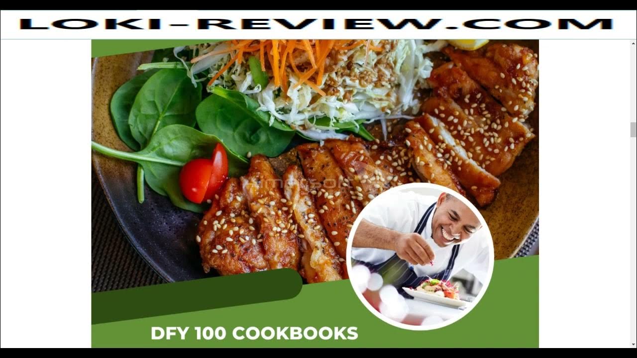 DFY 100 Cook Books Collections Review + Demo | DFY 100 Cook Books Collections Bonus +Discount ...