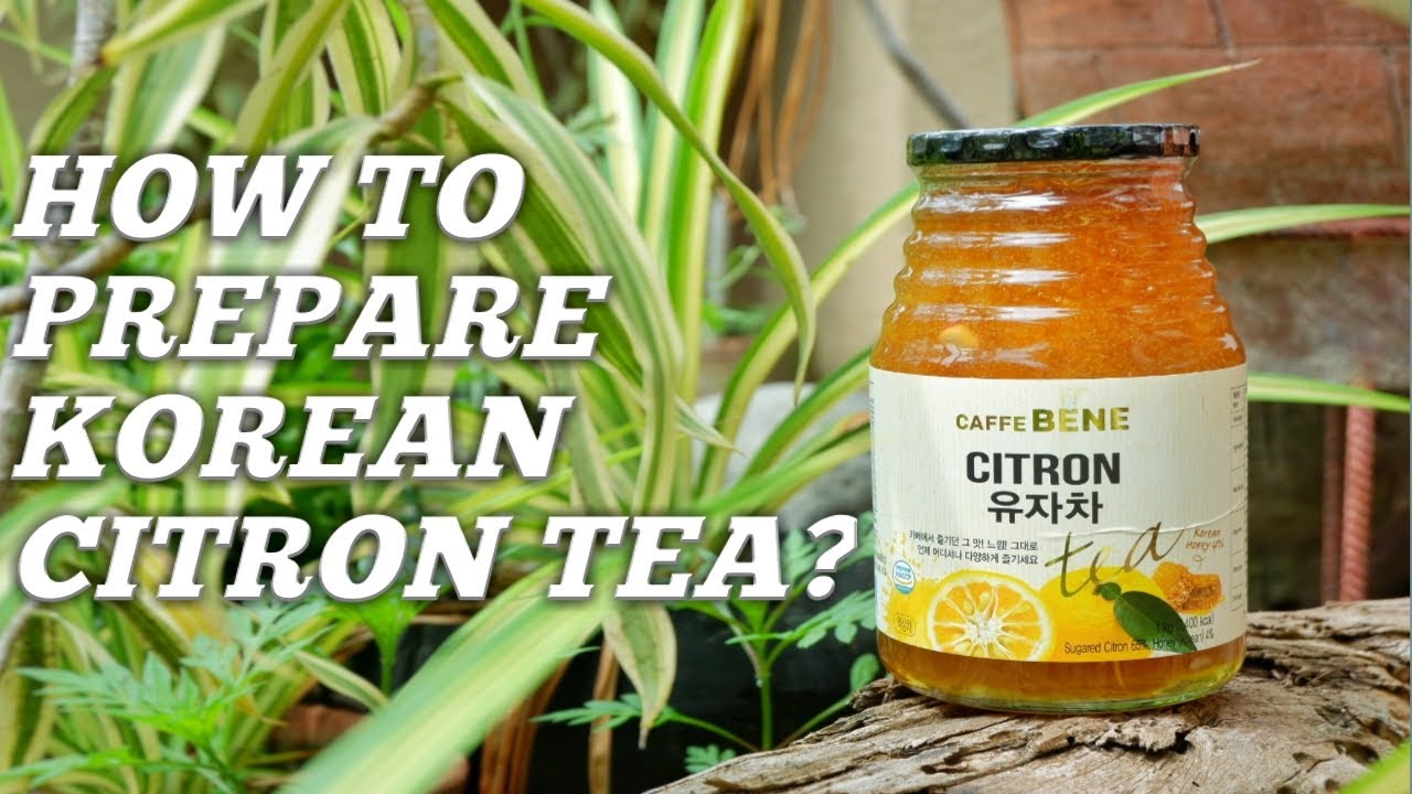 How to prepare Korean Citron Tea? - YouTube