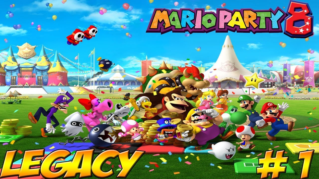 Mario Party Legacy! Start of Game 8 - YoVideogames - YouTube