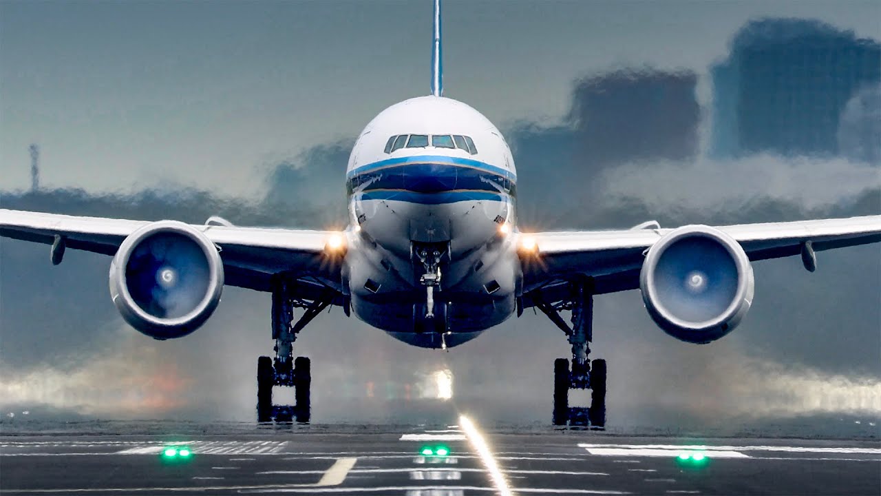 ️ China Southern Cargo Boeing 777F Close-up Take-Off - Schiphol ...