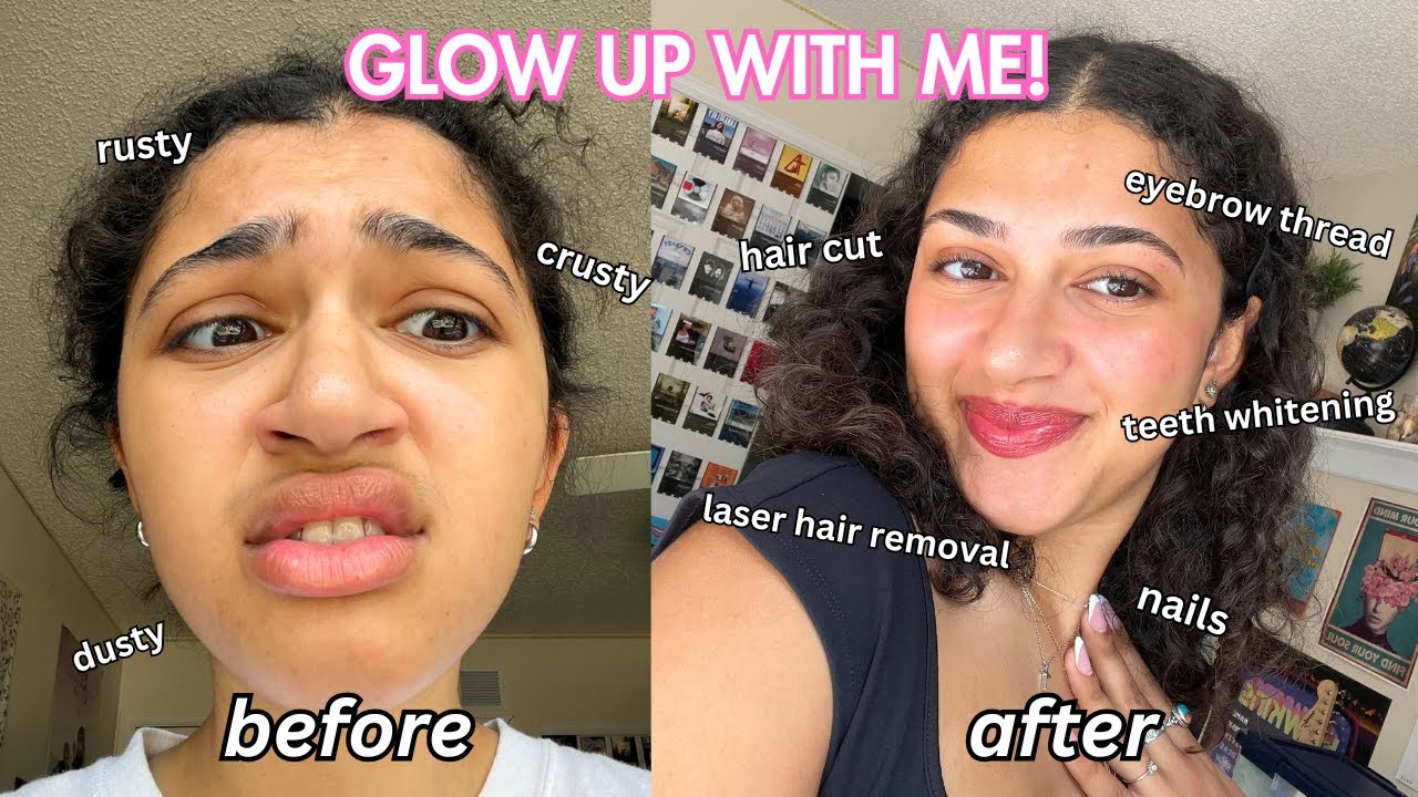 GLOW UP WITH ME *before college* - YouTube