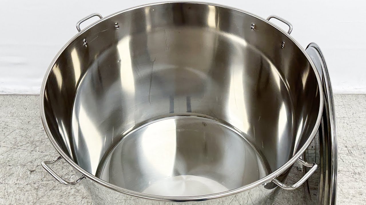 Commercial thickened gravy bucket Oil bucket Large capacity soup pot ...