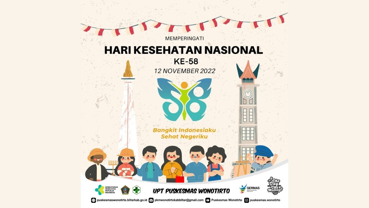 Hari Kesehatan Nasional ke 58 - Bangkit Indonesiaku Sehat Negeriku ...