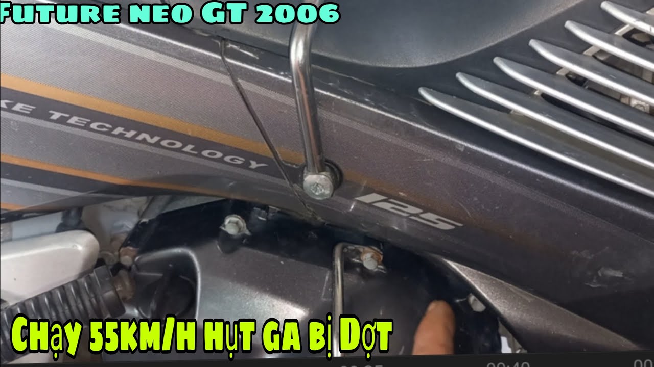 Cuối năm bị Dợt Future neo GT 2006 chạy 55km/h hụt ga../Honda Future ...