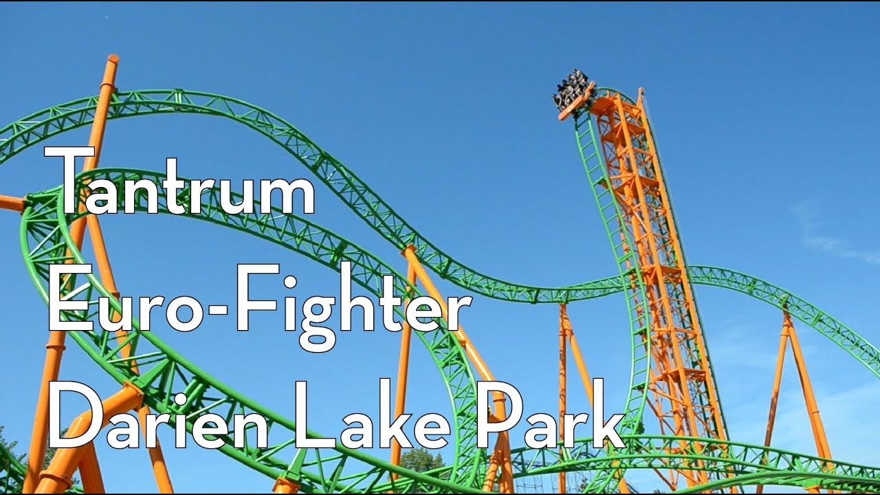 Roller Coasters- Euro-Fighter, Tantrum at Darien Lake Park (2018 ...