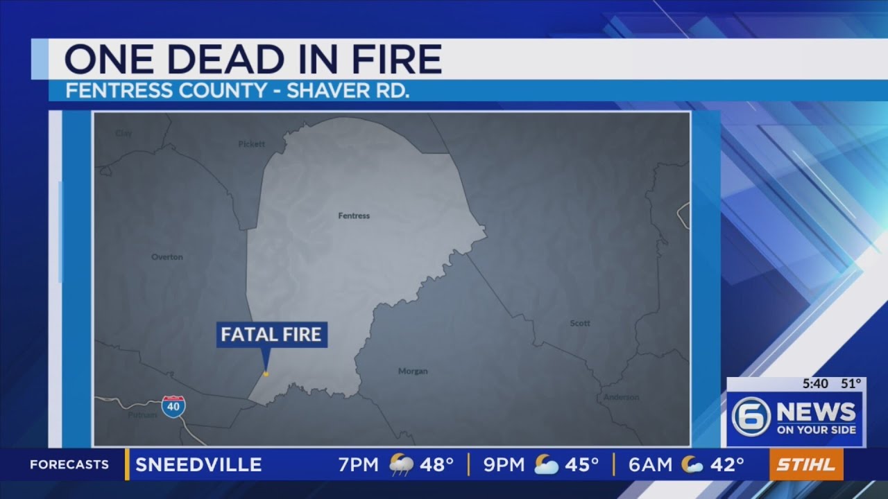 One dead in early morning Clarkrange house fire - YouTube