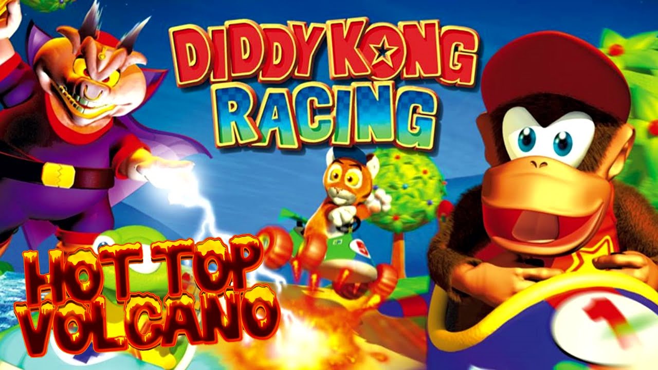 Diddy Kong Racing N64 - Hot Top Volcano Remake - YouTube