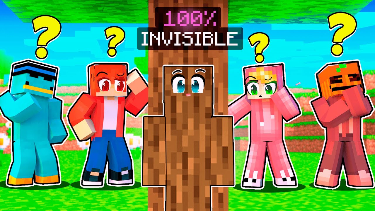Elo se volvió 100% INVISIBLE en Minecraft! - YouTube