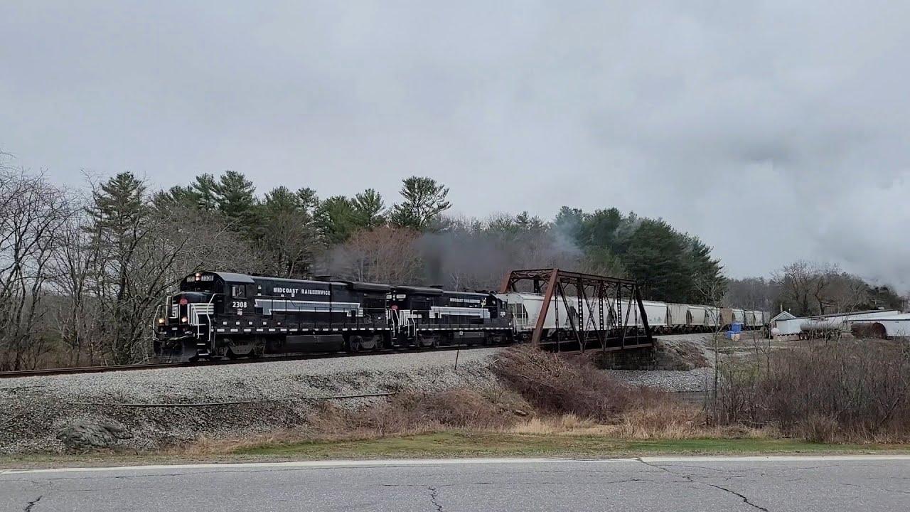 FGLK's Midcoast Railservice on the Rockland Branch + Pan Am PO-3 - Mid ...
