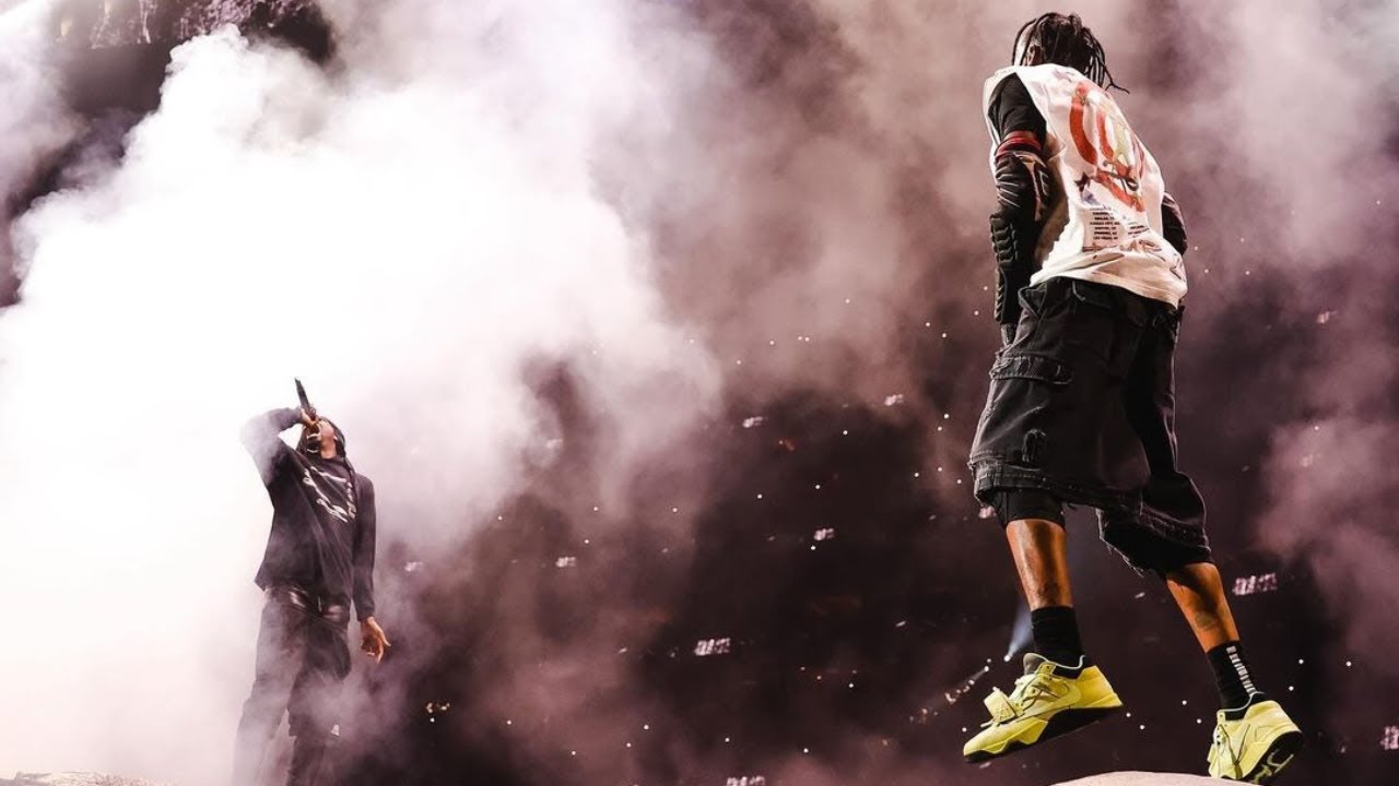 *Synced Compilation* Travis Scott ft. Playboi Carti - FE!N (LIVE @ SoFi ...