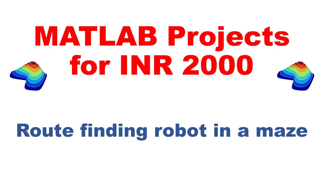 MATLAB Project - Route finding robot in a maze - YouTube