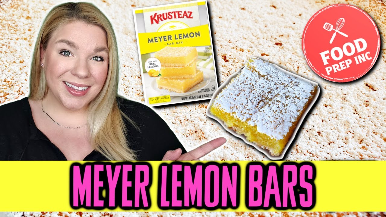 How To Make Krusteaz Meyer Lemon Bar Mix - YouTube