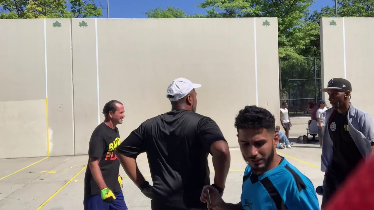 Big Blue Ballers JoseO vs OOHA Tyrone,Handball Comeback pt3 - YouTube