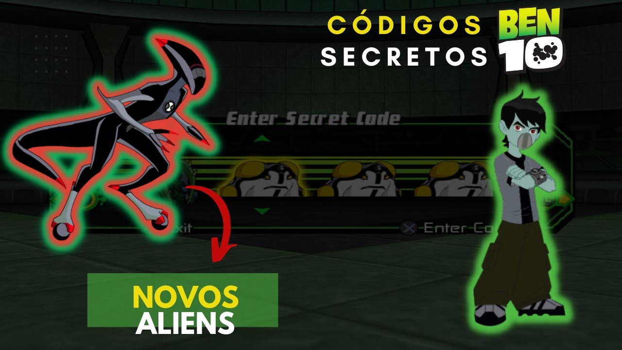 Todos os códigos SECRETOS do ben 10 de play 2 - YouTube