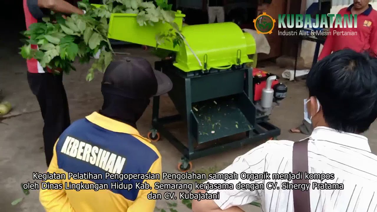 PELATIHAN PENGOPERASIAN PENCACAH KOMPOS APPO85 KUBAJATANI DI TPA BLONDO ...