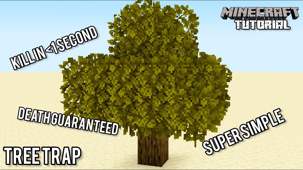 Tree Trap | Minecraft 1.21 Redstone Tutorial - YouTube
