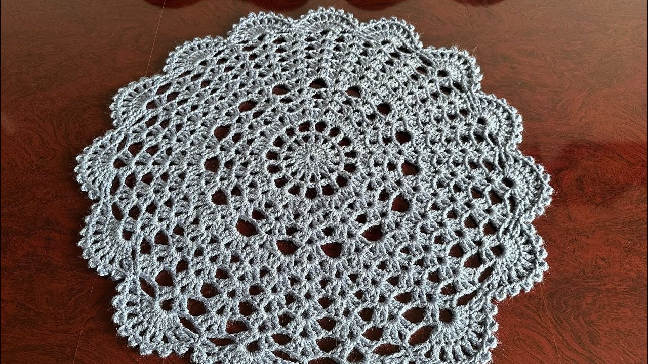 Hermoso Centro de Mesa a crochet paso a paso 🧶 - YouTube