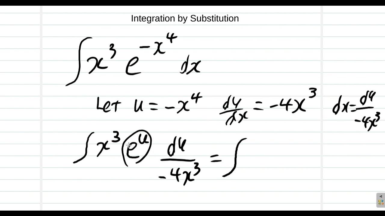 Integration by Substitution Example 142024 - YouTube