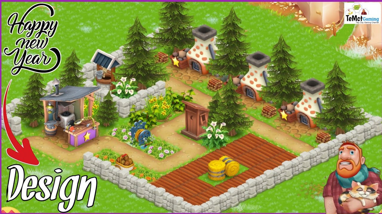 Happy New Year Farm Layout Design | Hay Day - YouTube