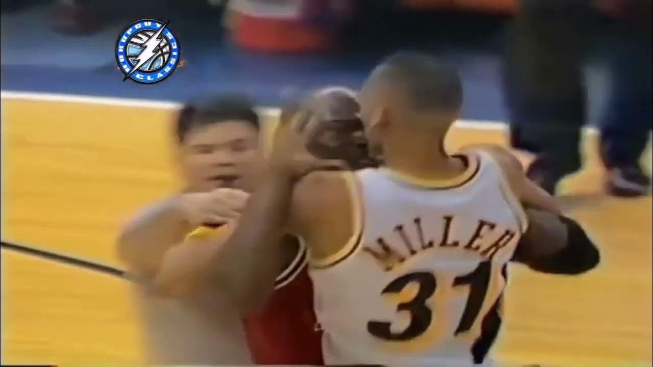 NBA Fights Michael Jordan’s fights w Reggie Miller 1993 - YouTube