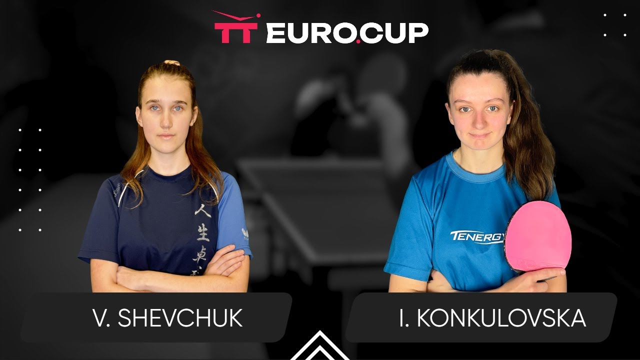 08:50 Viktoriia Shevchuk - Iryna Konkulovska 09.02.2025 TT Euro.Cup ...