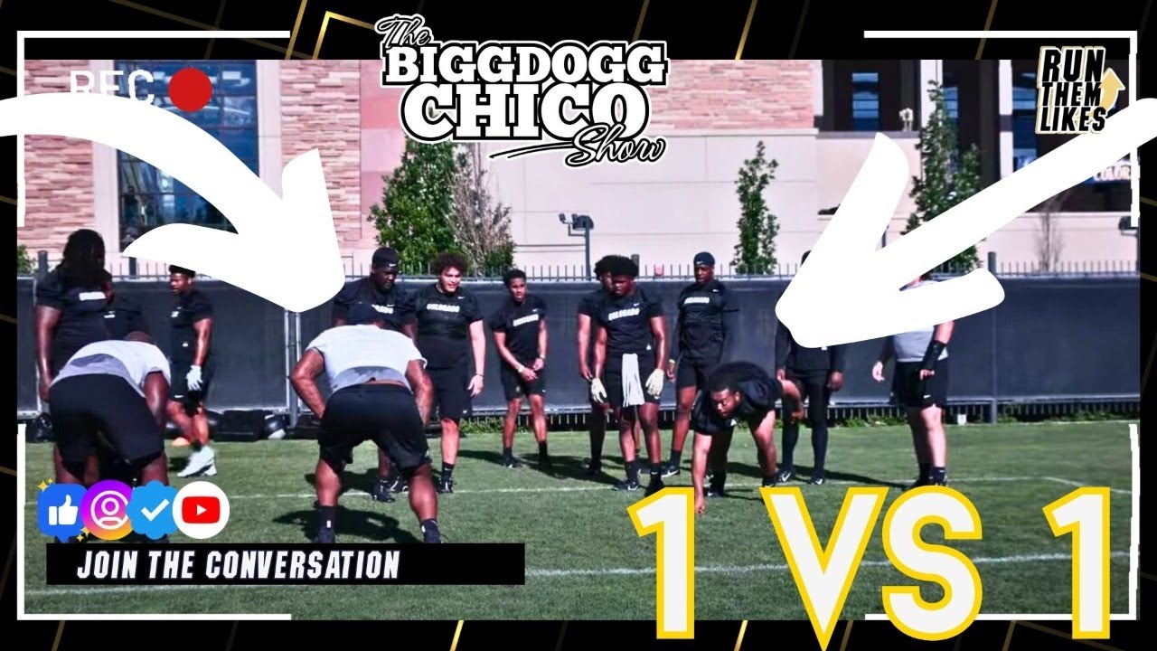 BigBuffs 1vs1 One on One - Offensive Line vs Defensive Line - Colorado ...
