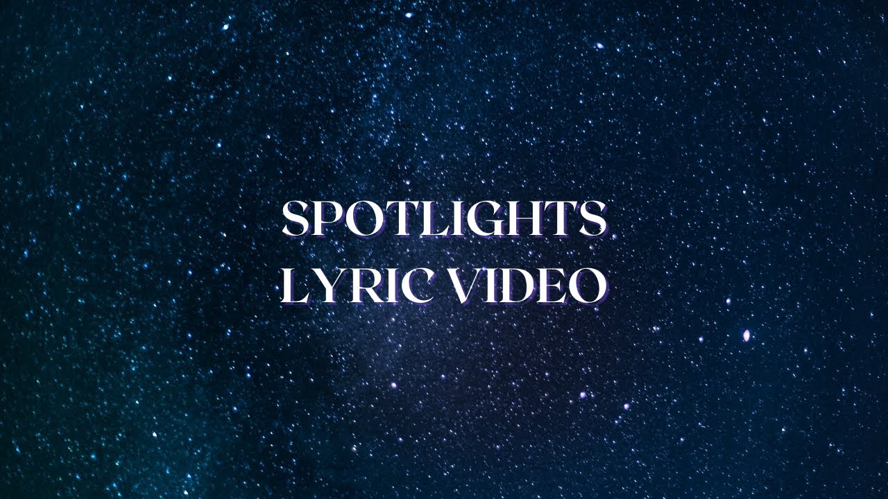 ANDREW CRUZ - 'Spotlights' LYRIC VIDEO - YouTube