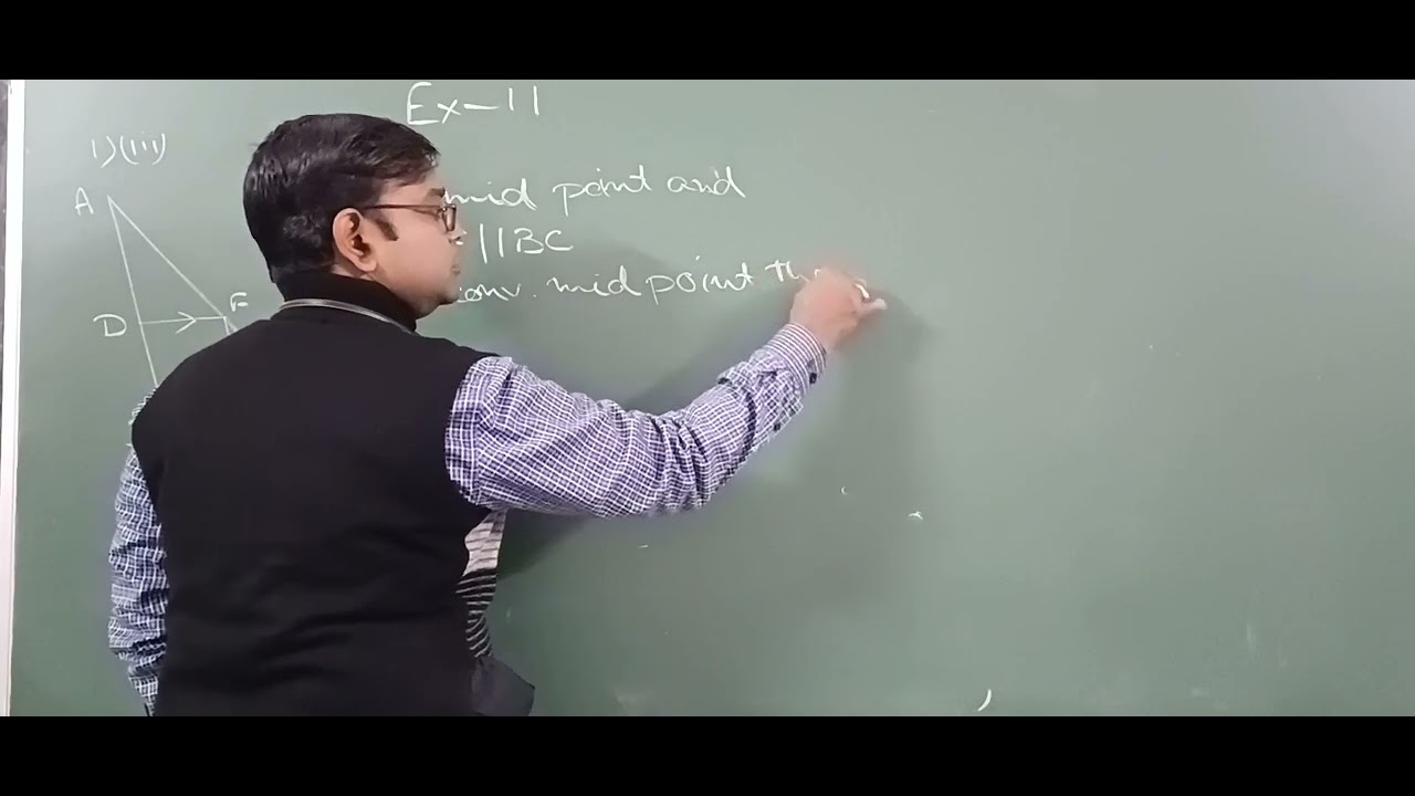 Class - 9, Subject - Maths, Mid Point Theorem and Theorem on Intercept ...