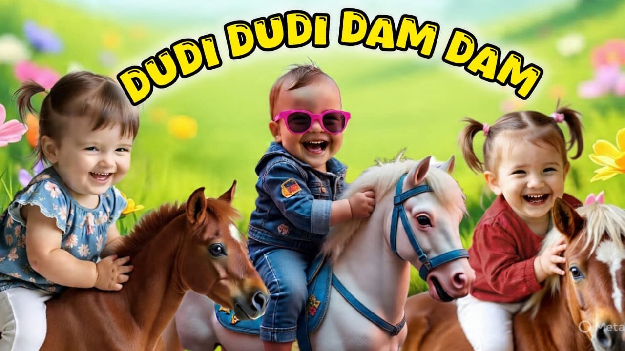 Dudi Dudi Dam Dam 🕺💃| Cutest kids Horse Dancing On Dodi Dodi Dam Dam ...