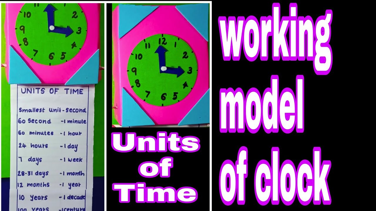 CLOCK MODEL How To Make Clock Model Clock Working Model Math CLOCK MODEL How To Make Clock Model Clock Working Model Math